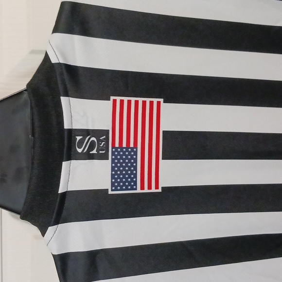 Smitty | Shirts | Smitty Usa Performance Mesh Referee Shirt Flag Large ...